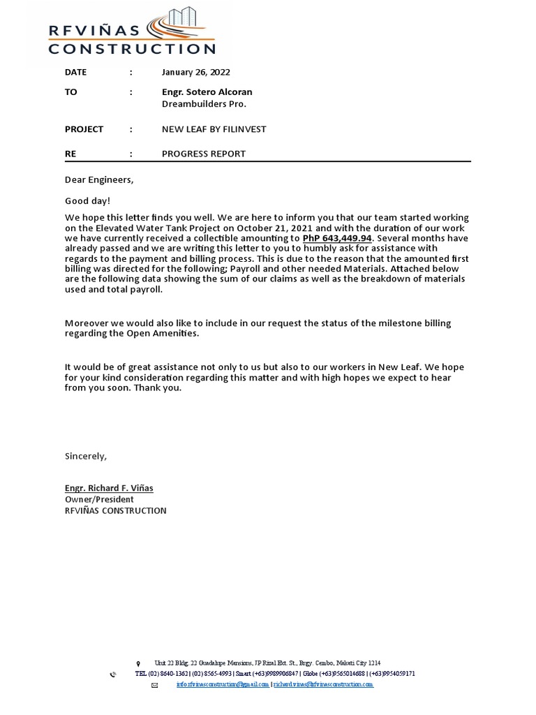 Progress Report | PDF Progress Report | PDF