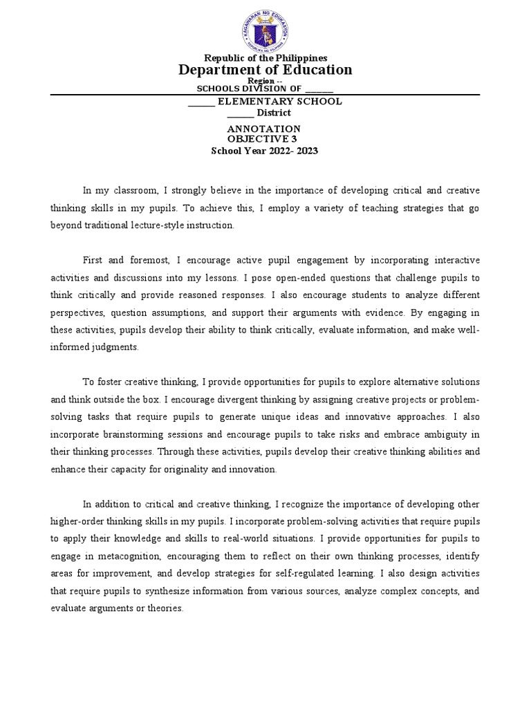 ANNOTATION 2023 OBJECTIVE 3 For Upload | PDF