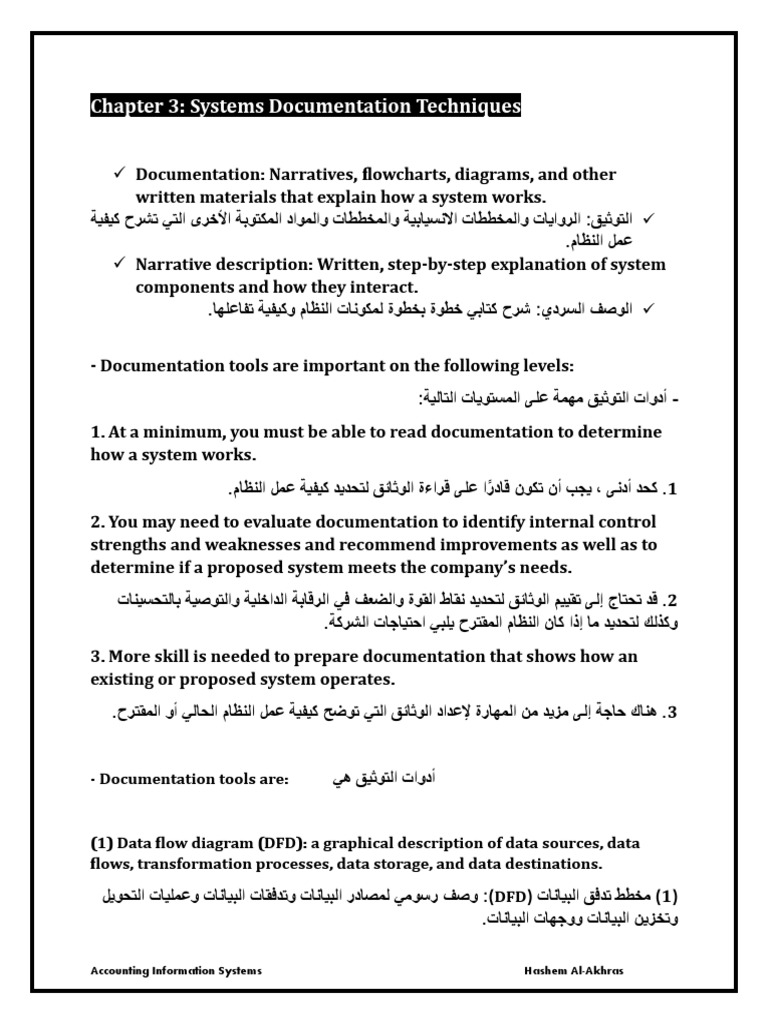 Chapter 3 Systems Documentation Techniques | PDF