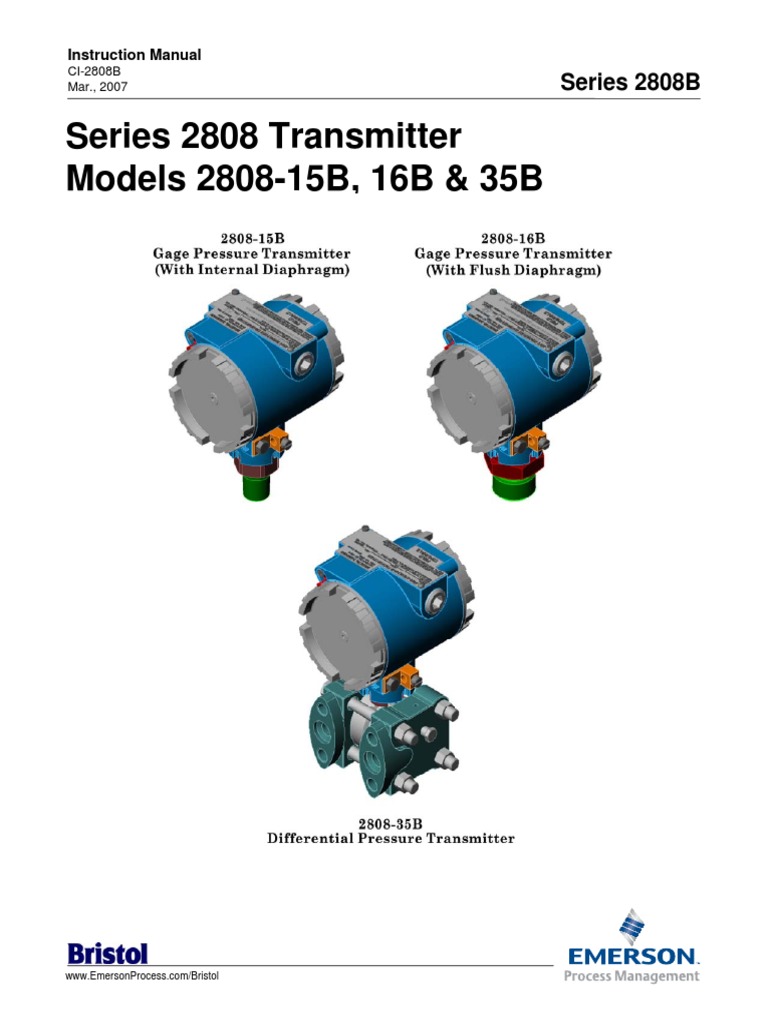 Bristol 2808 Manual | PDF