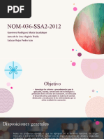 NORMA Oficial Mexicana NOM-034-SSA3-2013, Regulación de Los Servicios ...