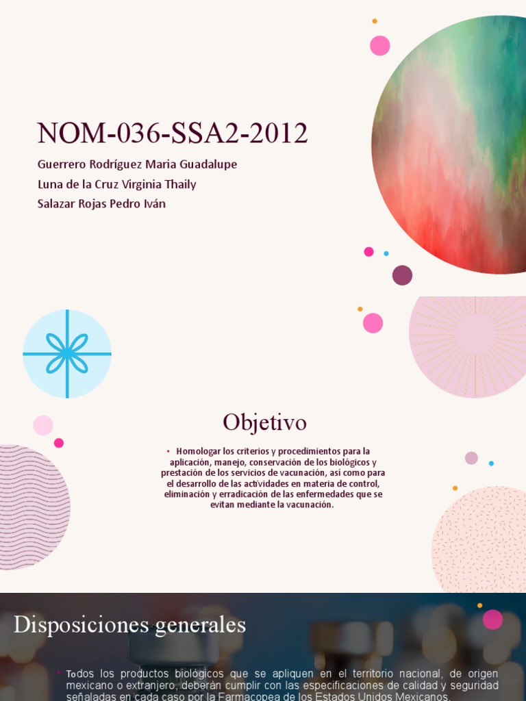 NOM-036-SSA2-2012 | PDF | Hepatitis B | Vacunas