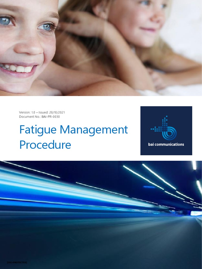 Fatigue-Management-Procedure-v1.0 | PDF