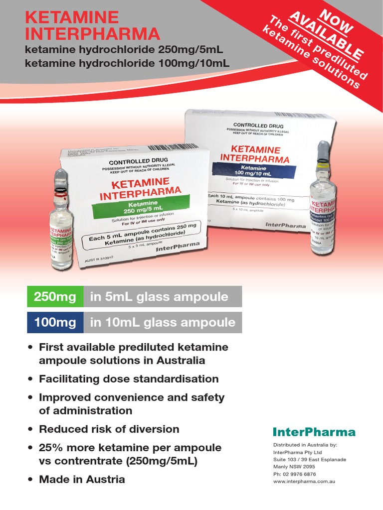 KETAMINE INTERPHARMA Flyer June - 2020 | PDF