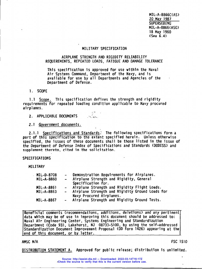 Airplane Strength & Rigidity Specs | PDF | Fracture | Fracture Mechanics