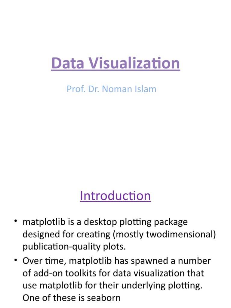 Data Visualization | PDF | Computing