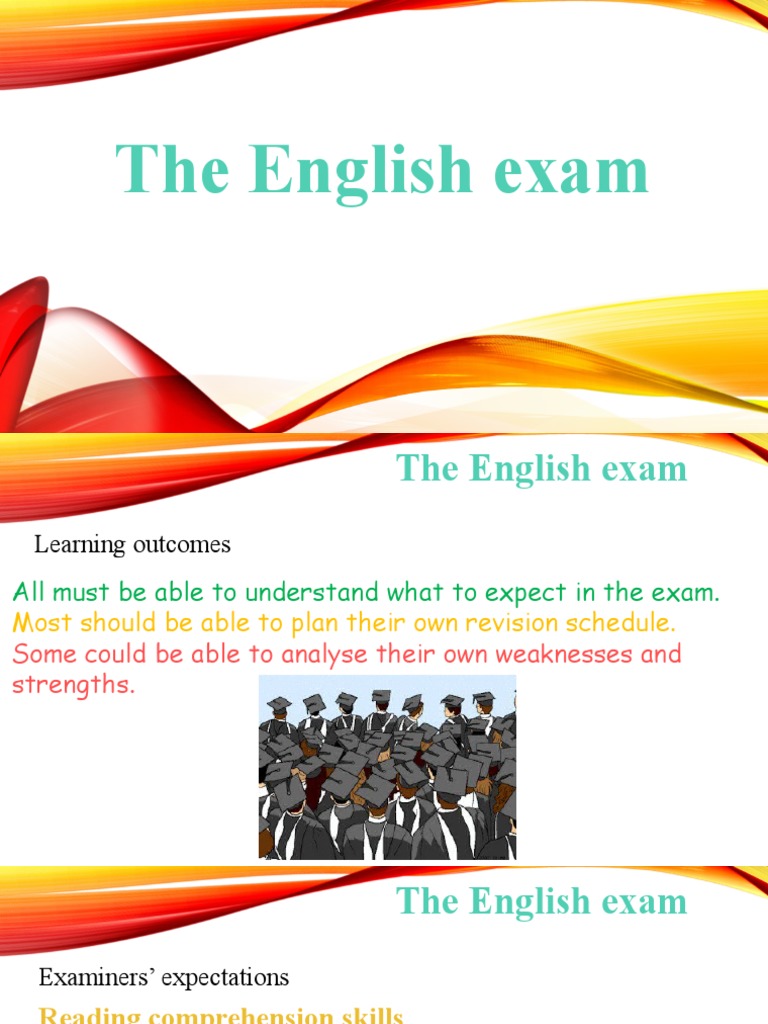 English Exam Preparation Guide | PDF | English Language | Communication