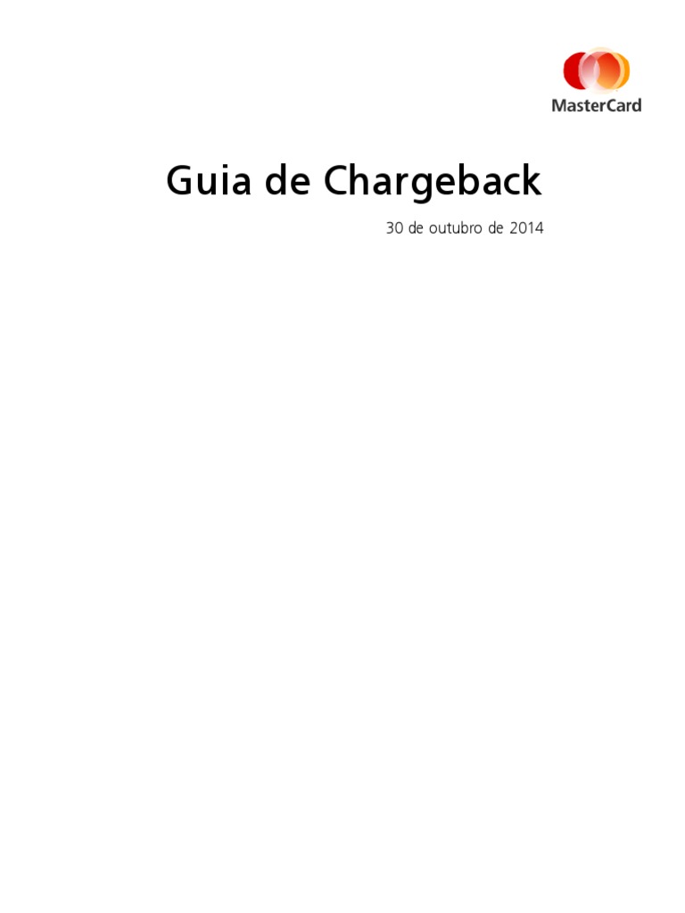 Chargeback Manual | PDF