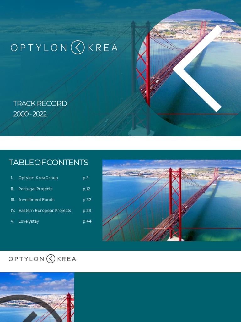 Optylon Krea Real Estate Track Record | PDF | Investing | Real Estate ...
