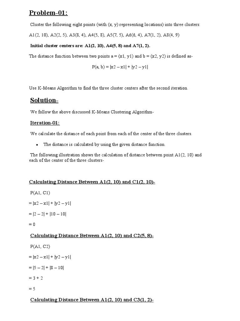 K Means Example | PDF