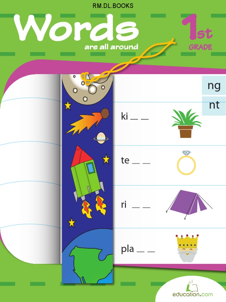 RM - Dl.words Around Workbook Grade 1 | PDF | Sharks | Aquatic Animals