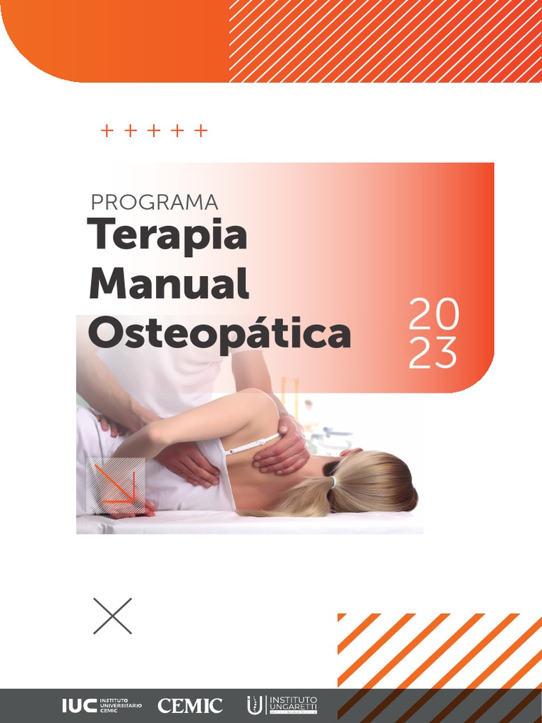 Programa - Terapia Manual Osteopática 2023 | PDF