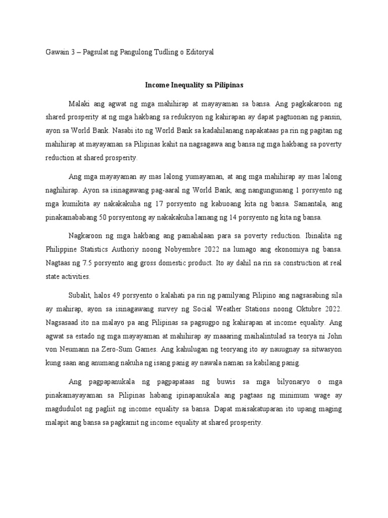 Gawain 3 - Editoryal | PDF