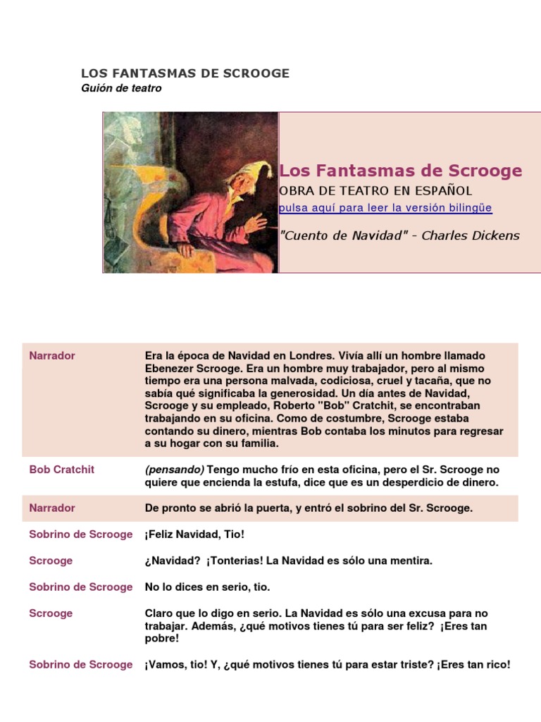 Los Fantasmas de Scrooge | PDF | Un villancico | Navidad