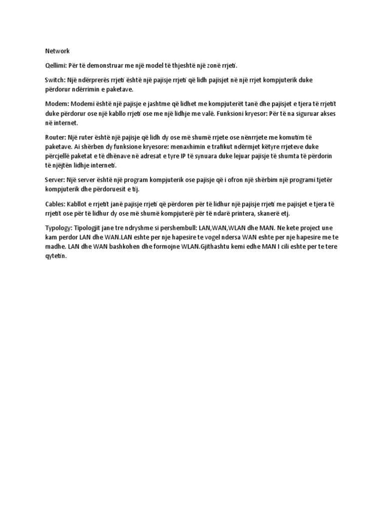 Network Project | PDF