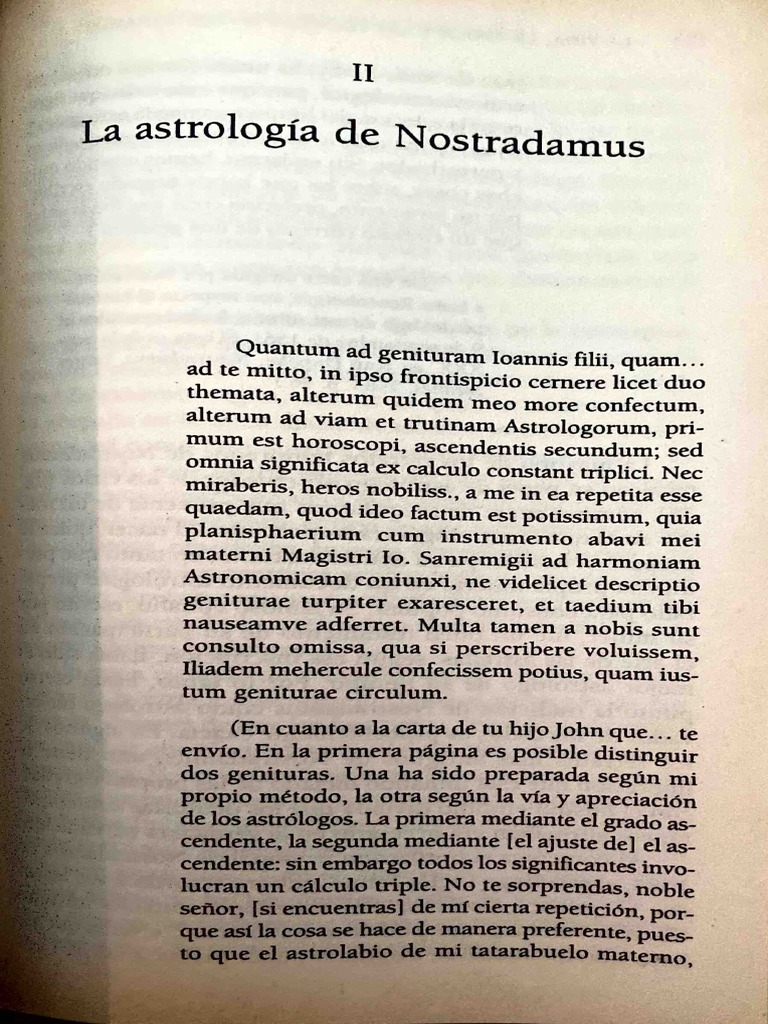 La Astrologia de Nostradamus | PDF