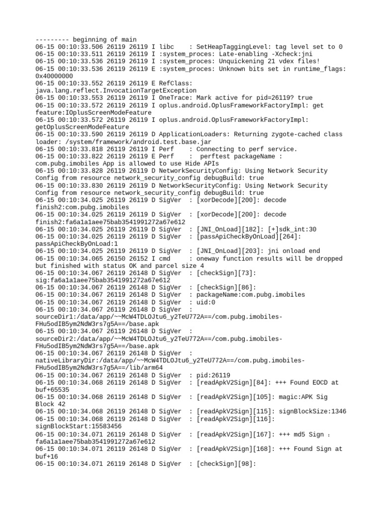 Com - Pubg.imobiles Logcat | PDF | Android (Operating System) | Java ...