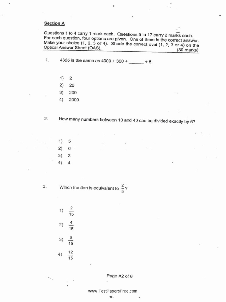 P3 - Math - AEIS 3 | PDF