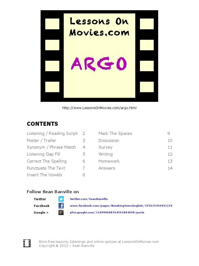 Argo | PDF
