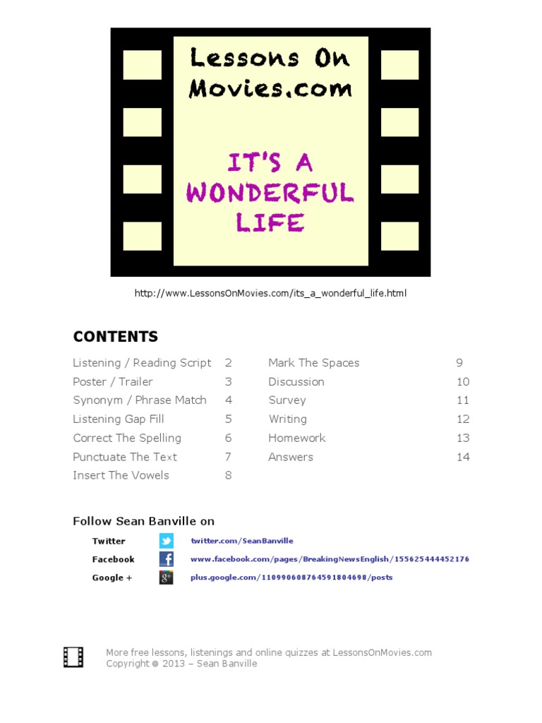 Its A Wonderful Life | PDF