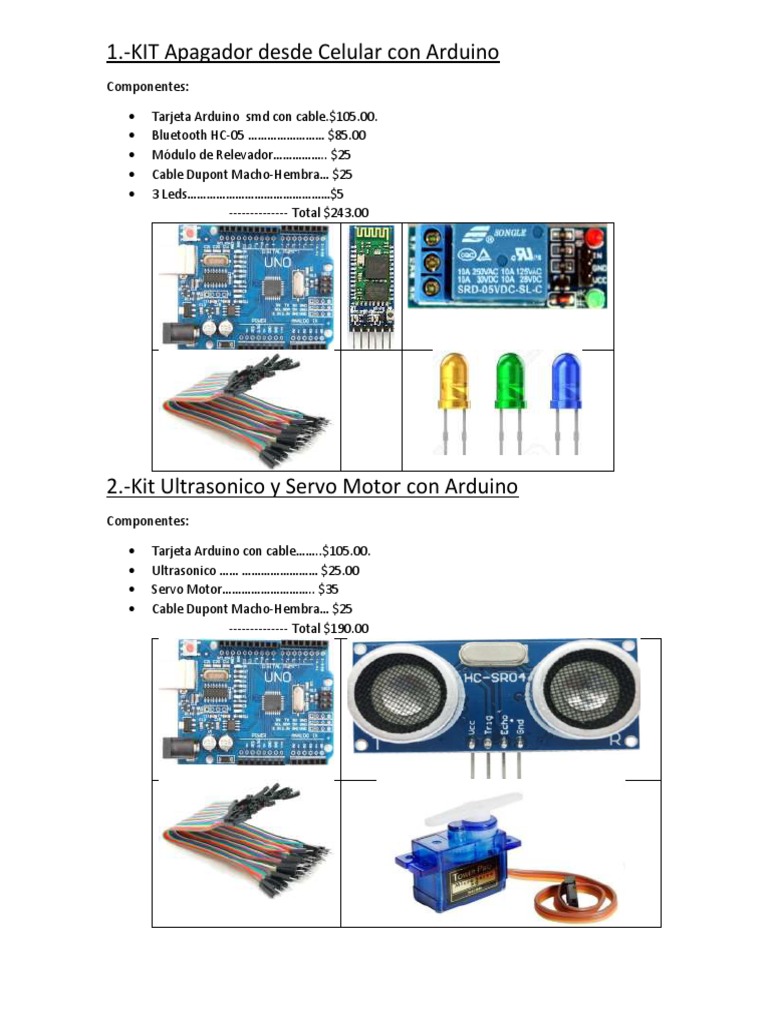 Kits Arduino | PDF Kits Arduino | PDF
