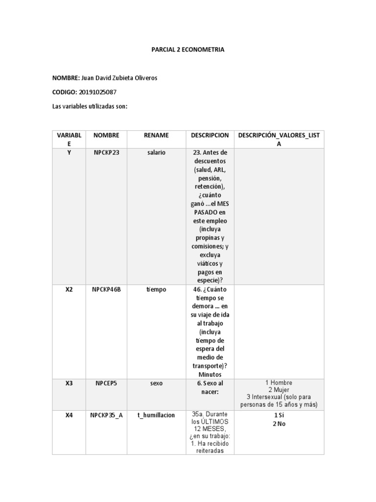 Parcial2 20191025087 | PDF