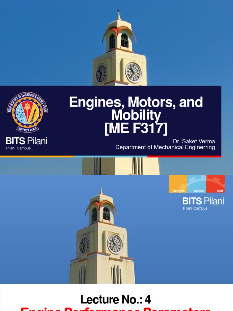 Engine Performance Parameters Overview | PDF | Technology & Engineering