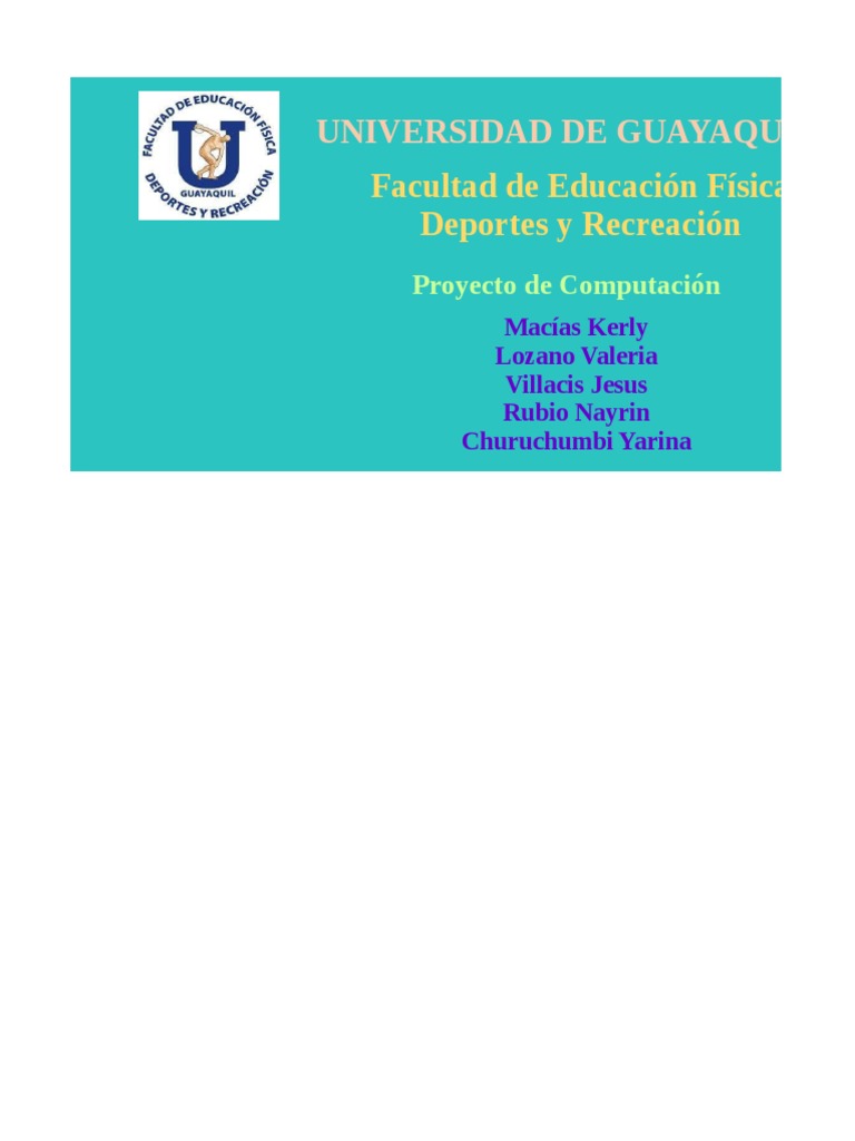Proyecto de Computación Con Formulas y Macros | PDF