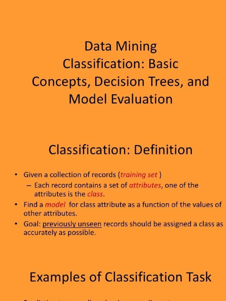 Classification DMBI | PDF Classification DMBI | PDF