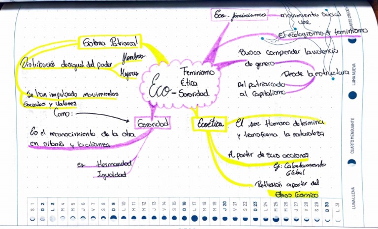 Mapa Mental Eco Feminismos | PDF