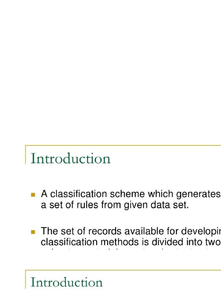 Decision Tree Induction | PDF Decision Tree Induction | PDF