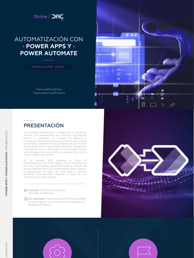 Brochure Power Apps y Power Automate | PDF | Software de la aplicacion ...