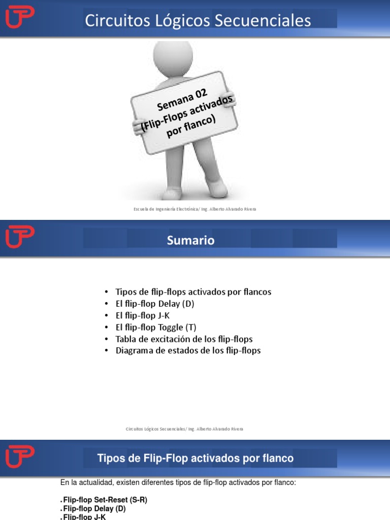 Semana 02 Circuitos Logicos Secuenciales | PDF