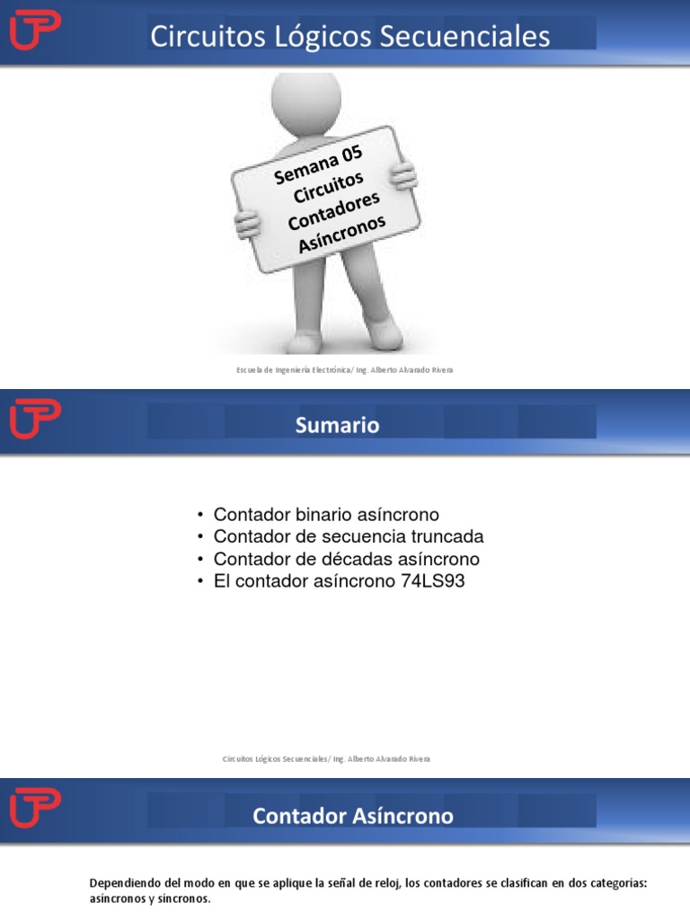 Semana 05 Circuitos Logicos Secuenciales | PDF | Ingeniería Electrónica | Tecnología de ...