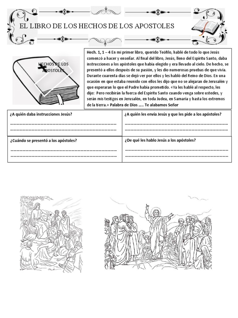 Tema El Libro de Los Hechos de Los Apostoles | PDF