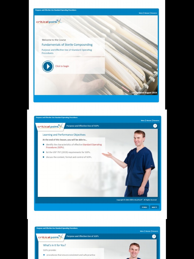 Standard Operating Procedures | PDF