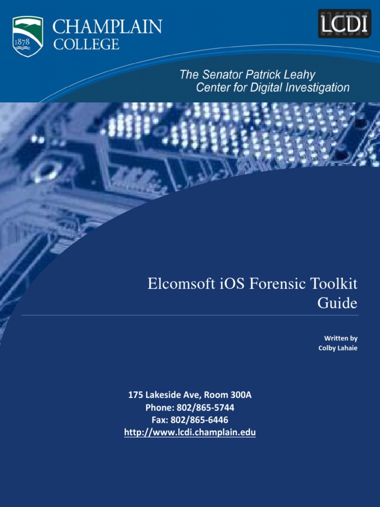 Elcomsoft Ios Forensic Toolkit Guide | PDF | Password | Ios