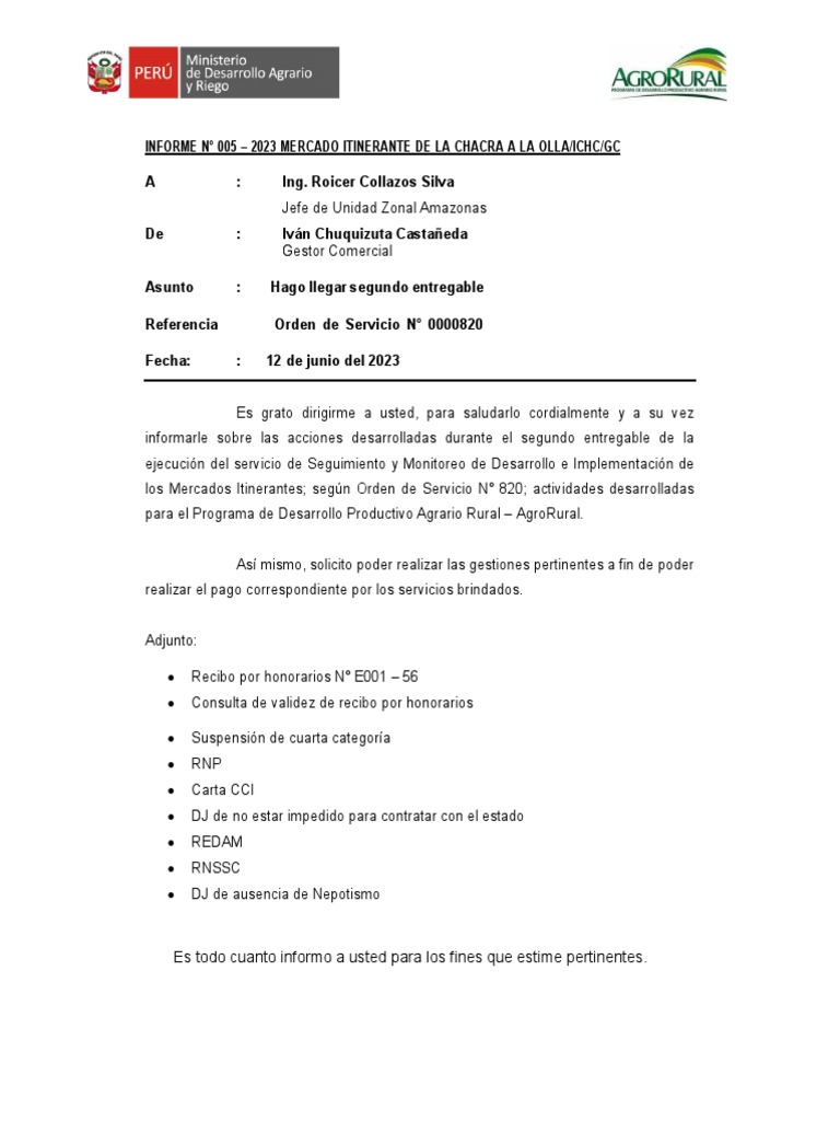 Informe 2do Entregable | PDF