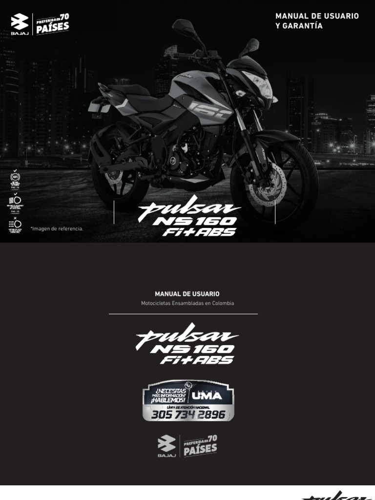 MU Pulsar NS 160 FI ABS 2022 | PDF | Motocicleta | Embrague