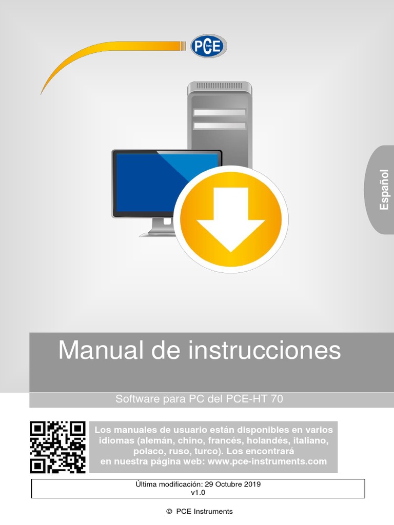 Manual Software Pce HT 70 v1 | PDF | Ventana (informática) | Software