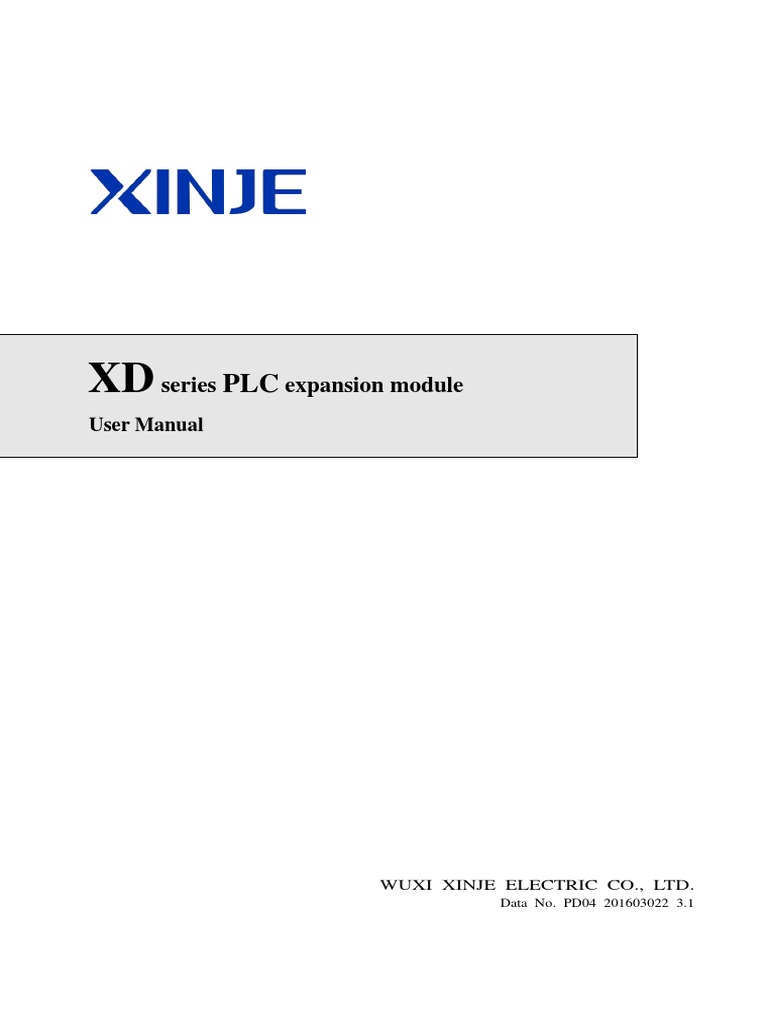 XD Extension Module | PDF | Technology & Engineering