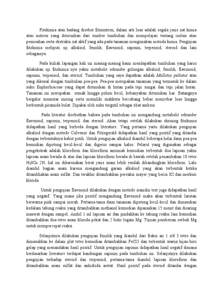 Fitokimia Atau Kadang Disebut Fitonutrien | PDF