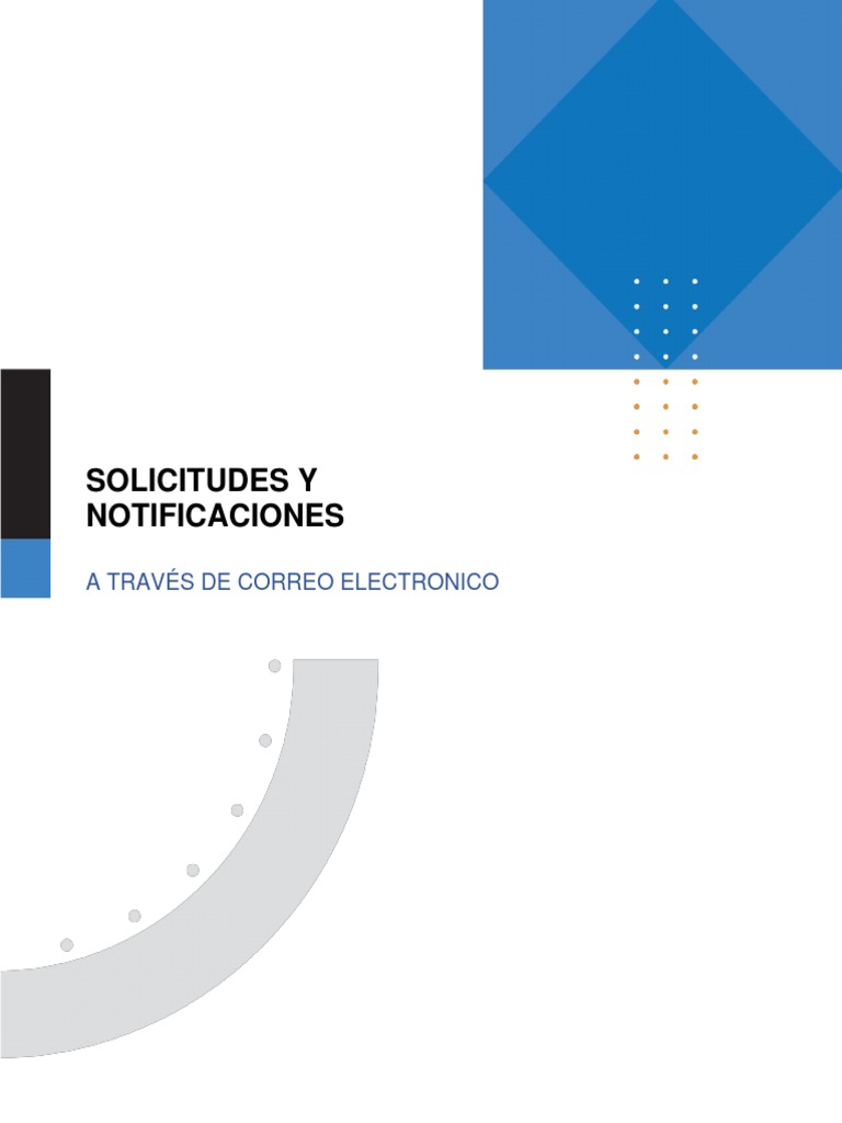 Solicitudes y Notificaciones por Email | PDF | Finanzas y dinero