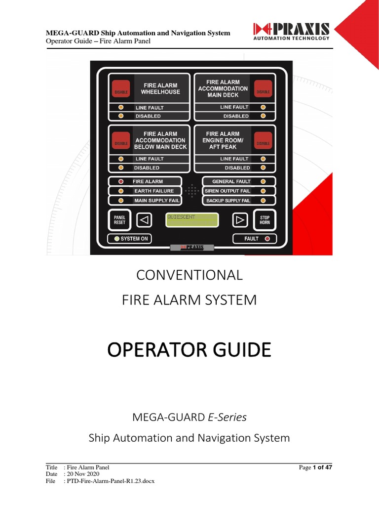 93.0.940 PTD-Fire-Alarm-Panel-R1.23 | PDF | Relay | Manufactured Goods