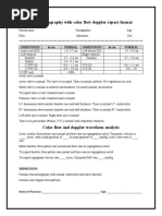 2D Echocardiography Report Template | PDF | Diastole | Ventricle (Heart)