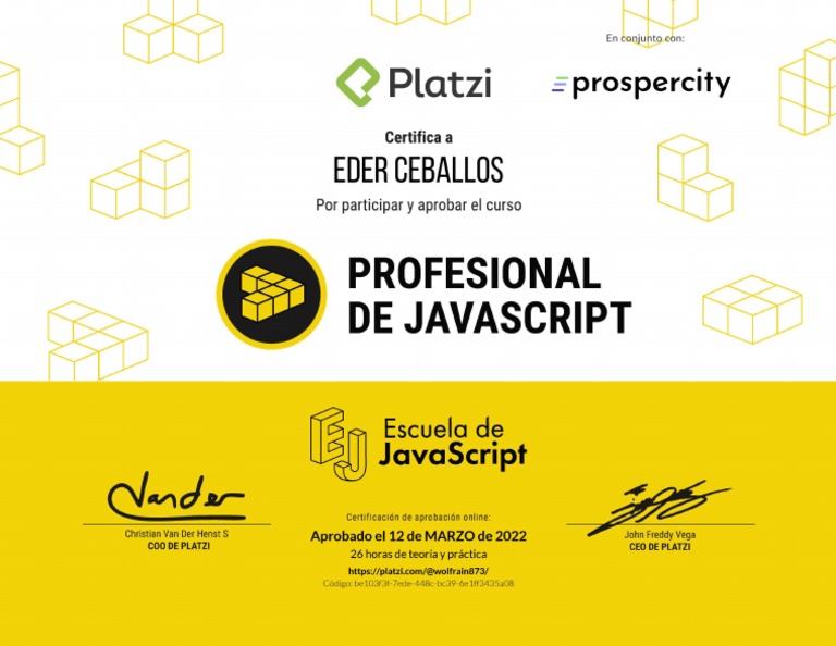 Diploma Javascript Profesional | PDF