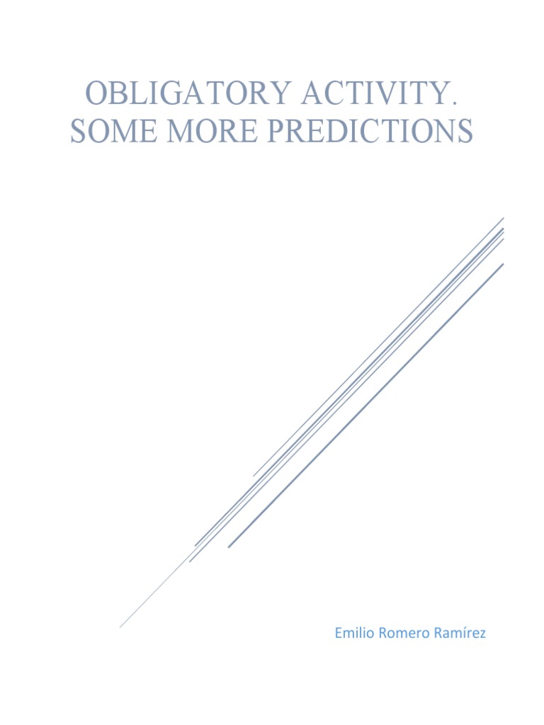 Obligatory Activity. Some More Predictions | PDF