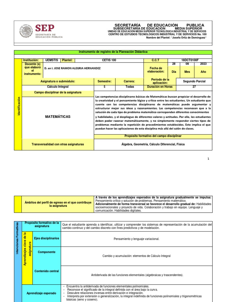 Eca 2 | PDF | Integral | Evaluación