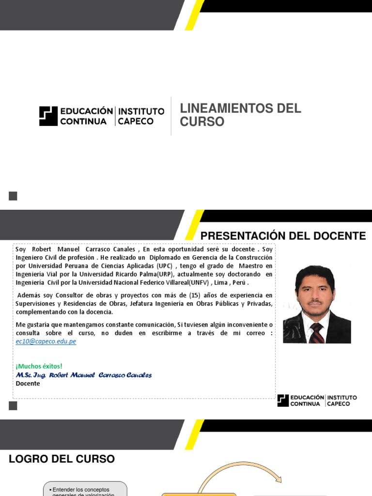 Sesión 01 - Capeco | PDF | Evaluación