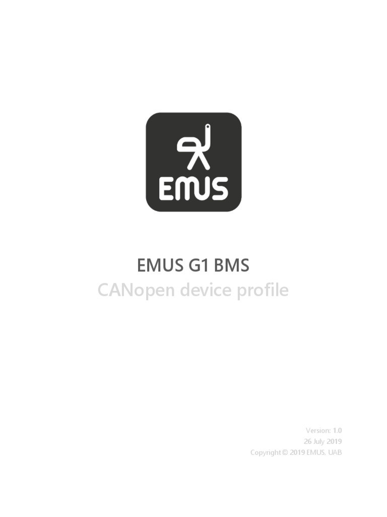 G1 CANopen Object Dictionary v1.0 | PDF | Bit | Electronics